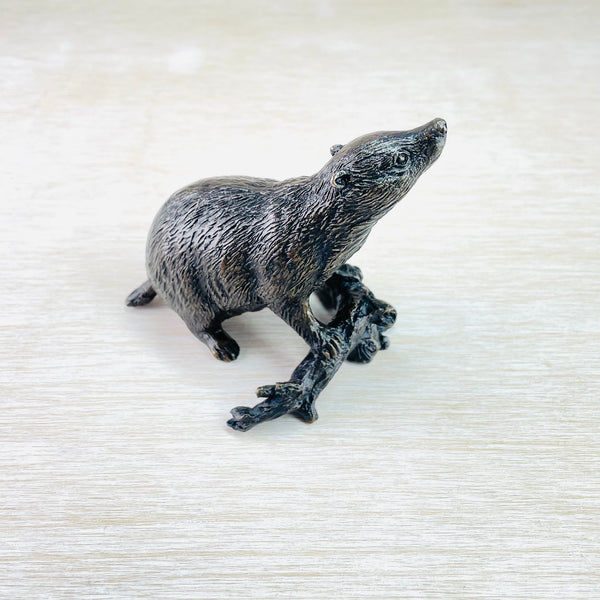 Limited Edition Bronze 'Badger' by Keith Sherwin. – Smithsonia